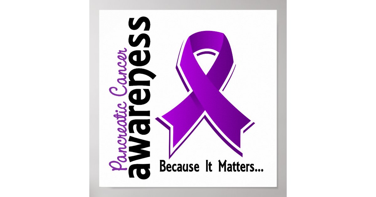 Pancreatic Cancer Awareness 5 Poster | Zazzle