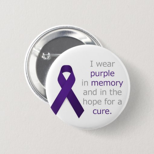 Pancreatic Cancer Badge Button | Zazzle