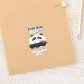Panda Anti Racism Quote Sticker | Zazzle