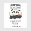 Panda Anti Racism Quote Sticker | Zazzle