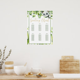 Panda Baby Shower Birthday Party Seating Chart | Zazzle