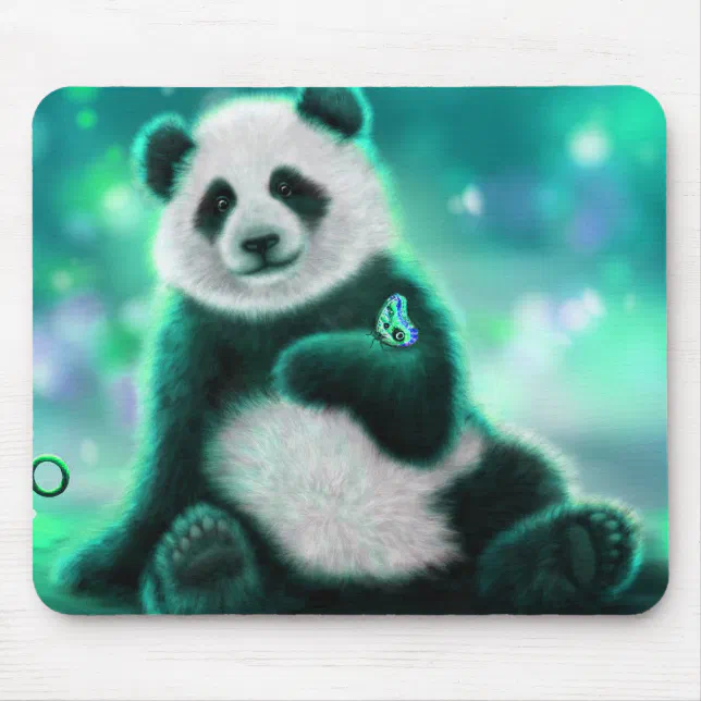 Panda Bear Mouse Pad | Zazzle
