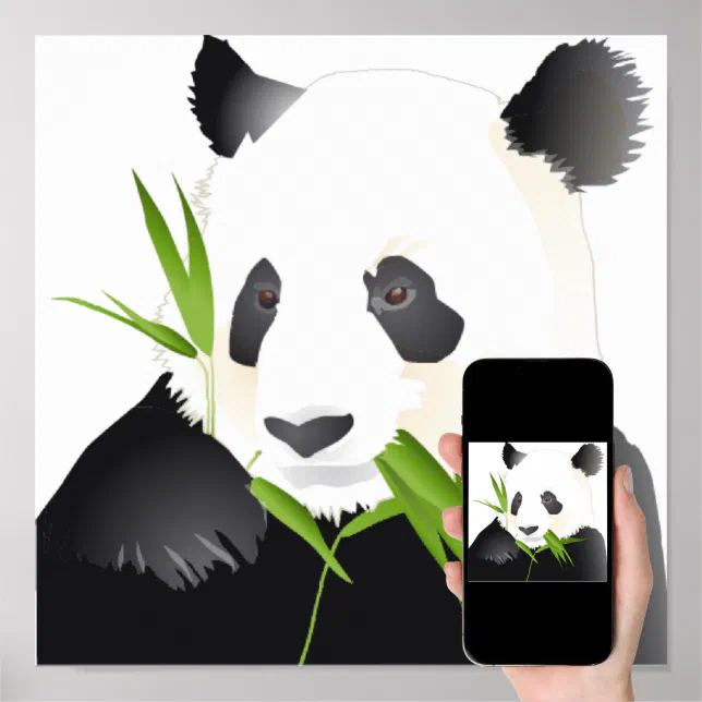 Panda Bear Poster | Zazzle