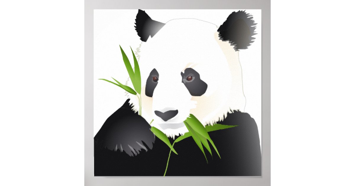 Panda Bear Poster | Zazzle