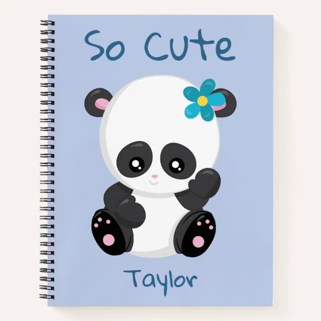 Panda Bears are So Cute Notebook | Zazzle