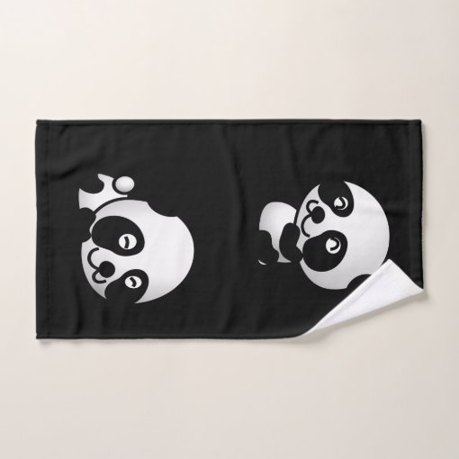 Panda Bears Bathroom Towel Set | Zazzle