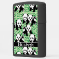 Panda Bears Graphic to Personalize Zippo Lighter | Zazzle