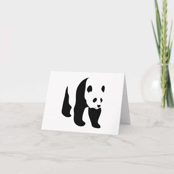 Panda Blank Note Card | Zazzle