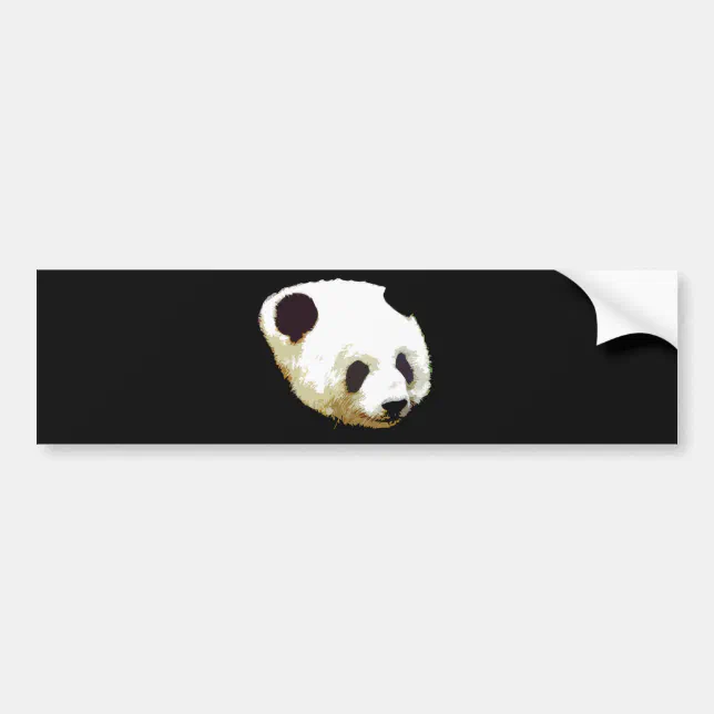 Panda Bumper Sticker | Zazzle