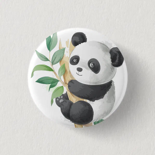 Panda Button | Zazzle