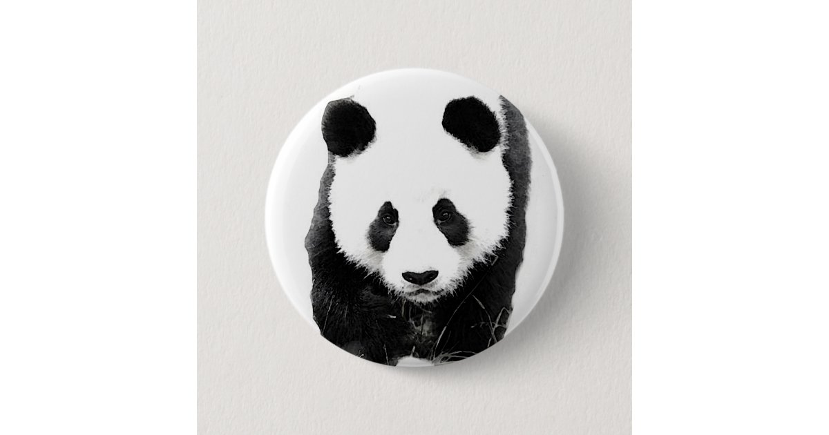 Panda Button | Zazzle