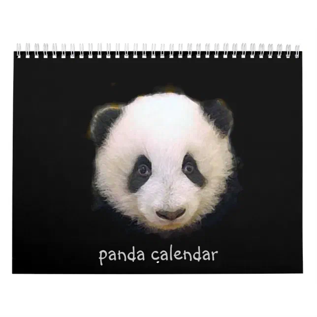 Panda Calendar | Zazzle