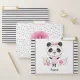 Panda Cute Pink Girly File Folder | Zazzle