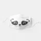 Panda face fun animal cloth face mask | Zazzle