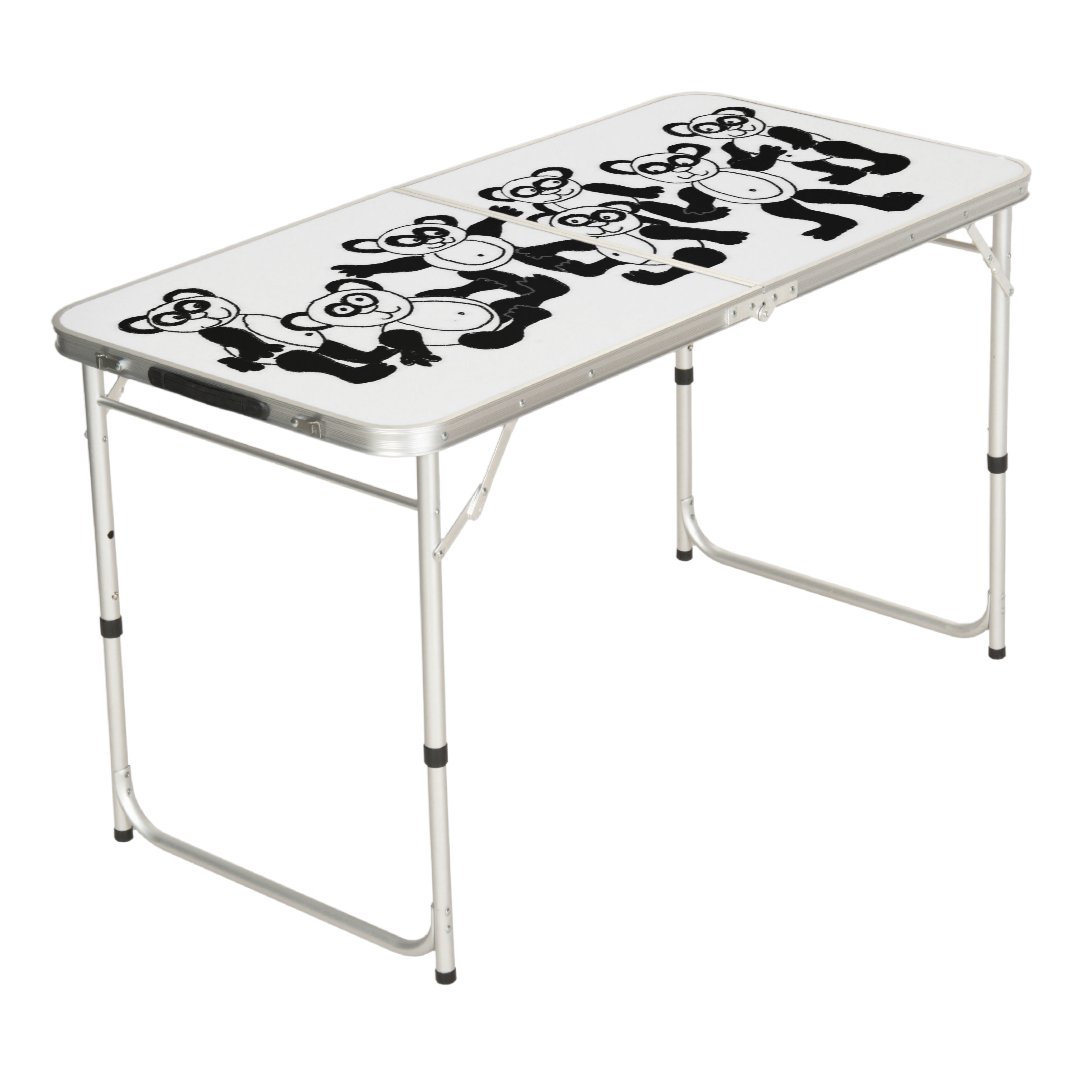 panda folding table | Zazzle