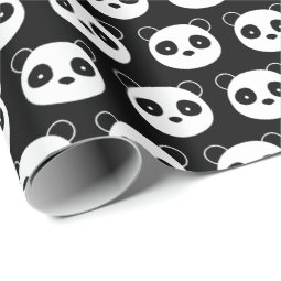 Panda gift wrap paper | Zazzle