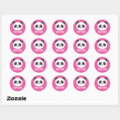 Panda name stickers | Zazzle