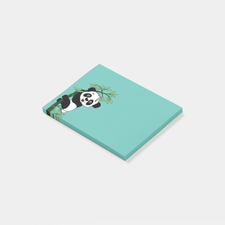 Panda on Bamboo Post-it Notes | Zazzle