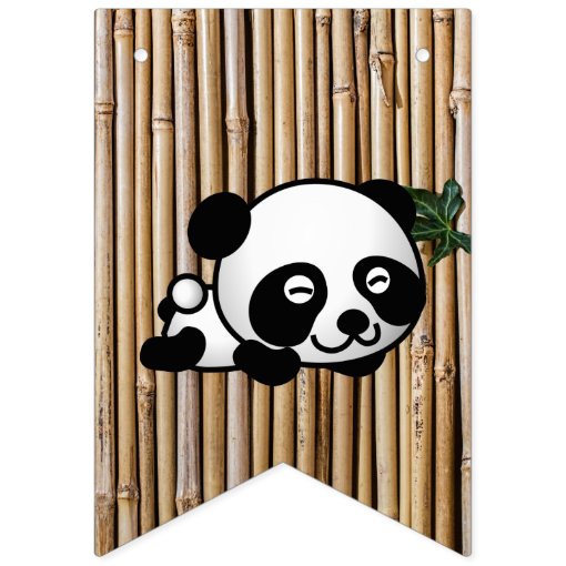 Panda Party Welcome Banner | Zazzle