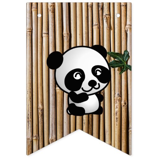 Panda Party Welcome Banner | Zazzle