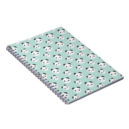 Panda patterned notebook | Zazzle