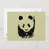 Panda Pop Art Postcard | Zazzle
