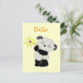 panda postcard | Zazzle