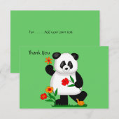 Panda Thank you Card | Zazzle