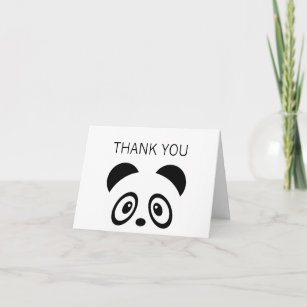 Panda Thank You Cards | Zazzle