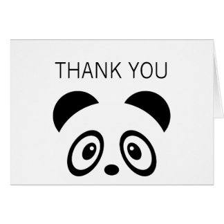 Panda Thank You Cards - Greeting & Photo Cards | Zazzle