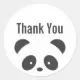 Panda thank you stickers | Zazzle