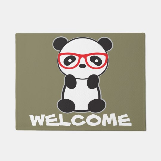 Panda Welcome Mat | Zazzle.com