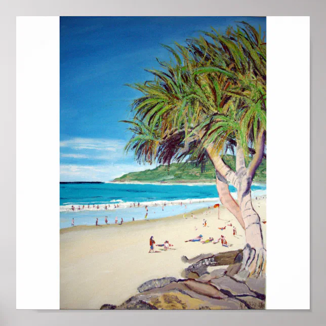 Pandanas Beach Poster | Zazzle