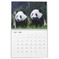 Pandas Wall Calendar | Zazzle
