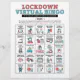Pandemic Quarantine Bingo Lockdown Activities | Zazzle