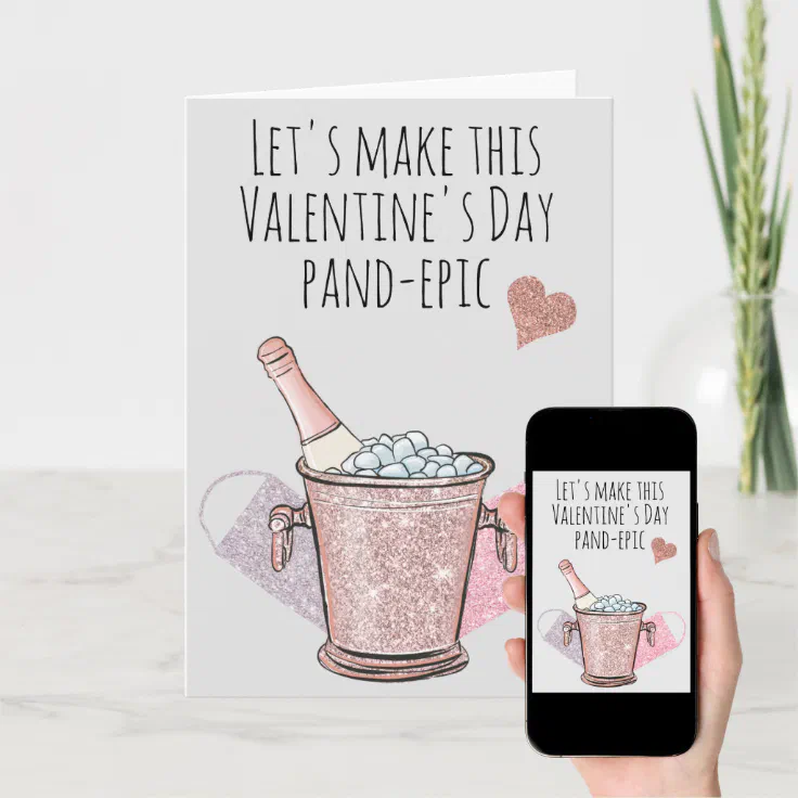 Pandemic Valentine's day Love Card | Zazzle