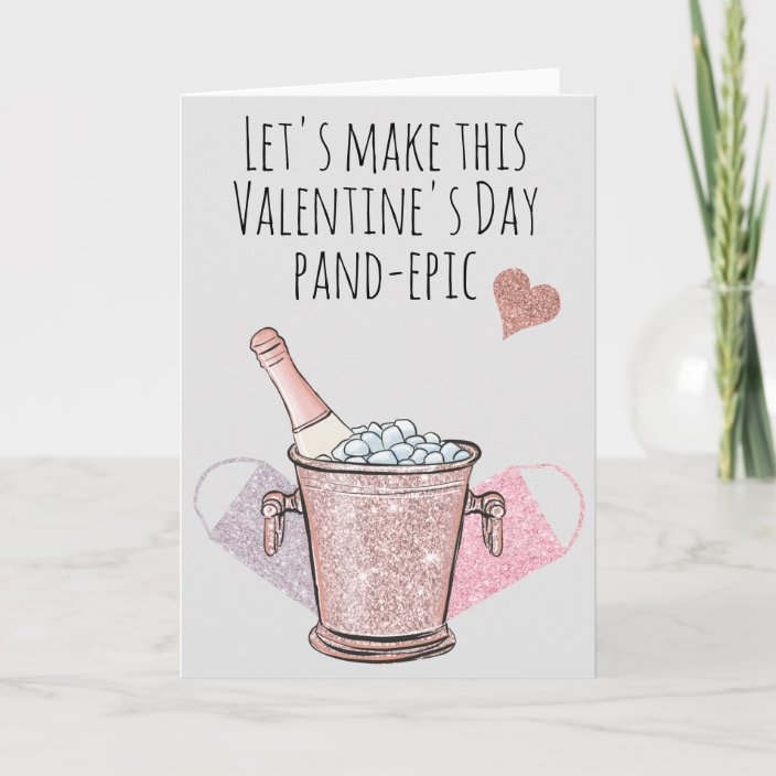Pandemic Valentine's day Love Card | Zazzle.com