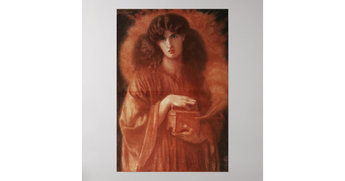 Pandora, 1869 poster | Zazzle