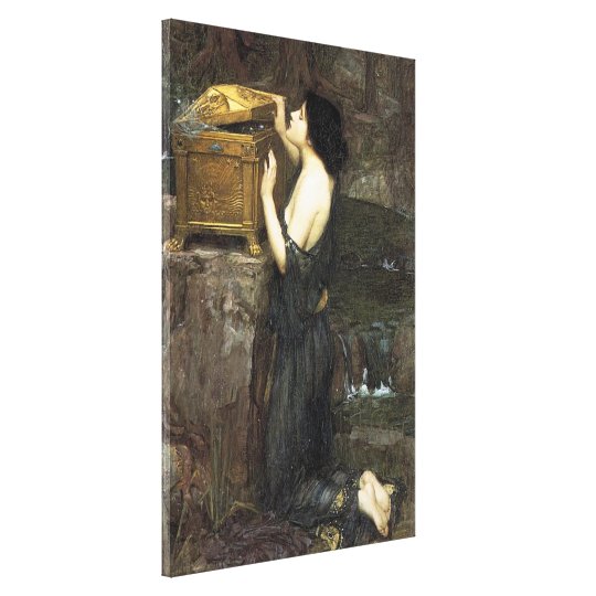 PaNDoRA, by John William Waterhouse, 1896 Canvas Print | Zazzle.com