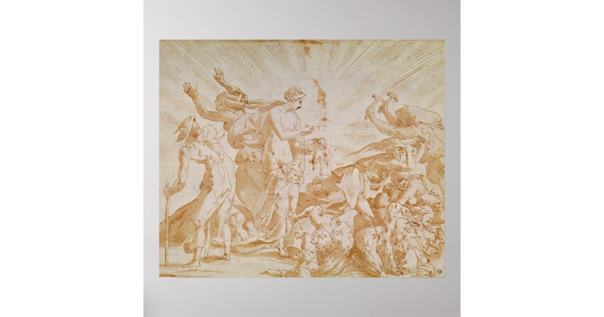 Pandora opening the box poster | Zazzle
