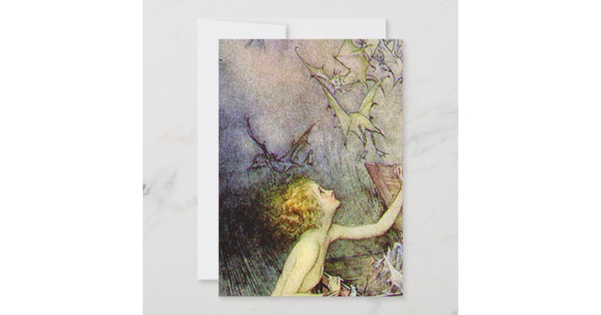 Pandora's Box By Arthur Rackham Invitation | Zazzle