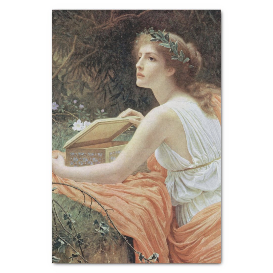 Pandora's Box decoupage Tissue Paper | Zazzle