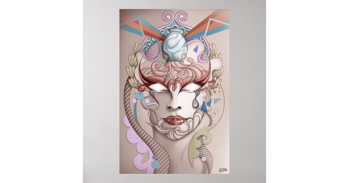 Pandora's Mask poster | Zazzle