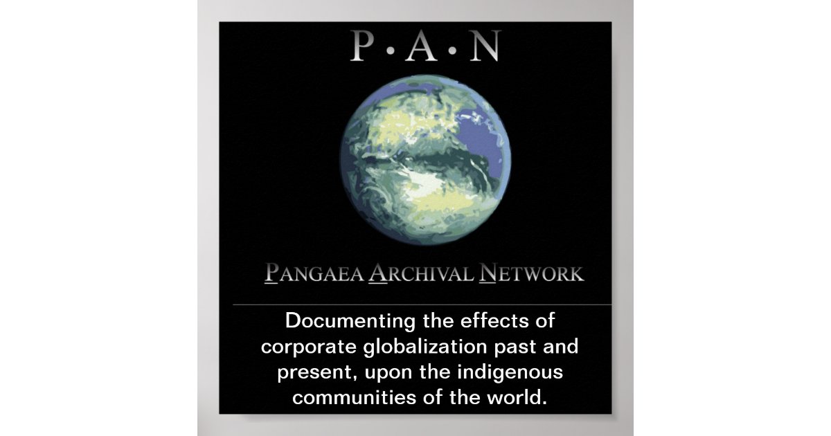Pangaea Archival Network's Poster | Zazzle