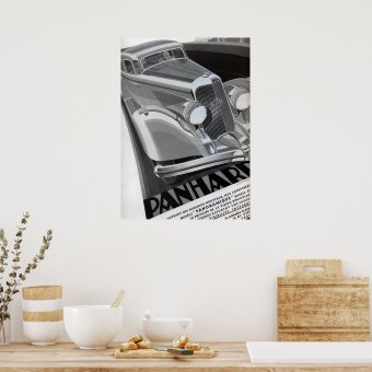 Panhard Vintage Car Poster | Zazzle