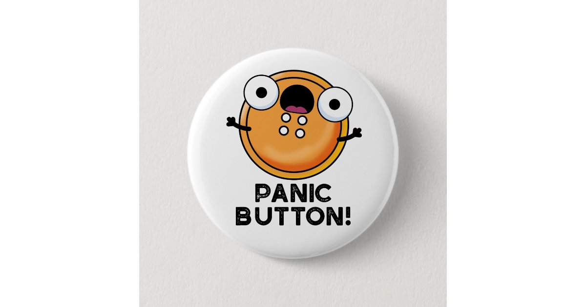 Panic Button Funny Sewing Pun | Zazzle