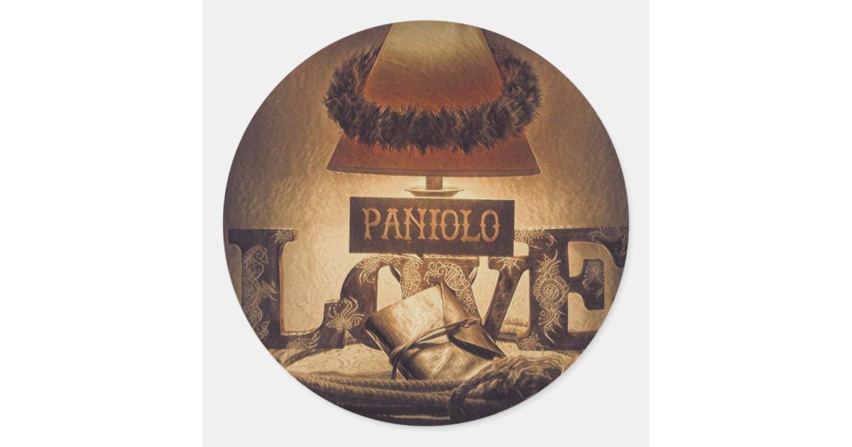 Paniolo Love Classic Round Sticker | Zazzle