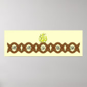 Panjtan Pak name calligraphy Poster | Zazzle