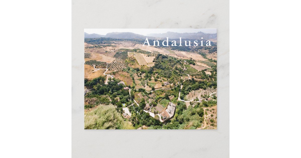 Panoramic landscape. Andalusia. Ronda. Postcard | Zazzle