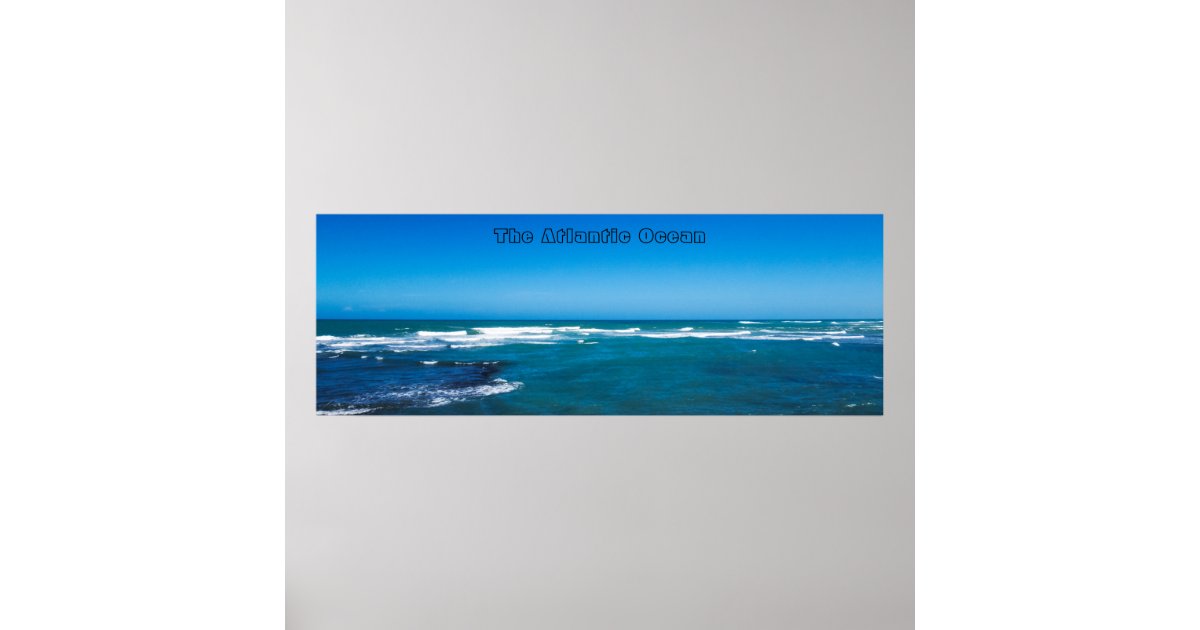 Panoramic Ocean Poster | Zazzle
